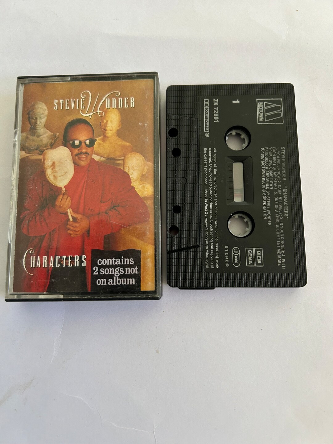 Stevie Wonder Characters Cassette Tape - Etsy