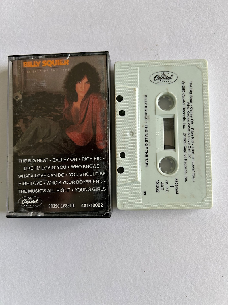 Billy Squier the Tale of the Tape Cassette Tape - Etsy