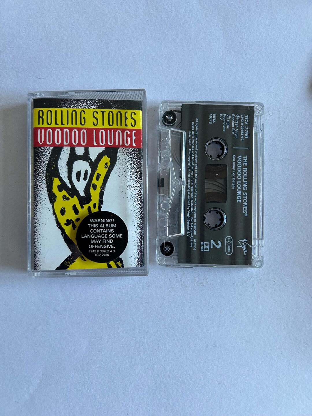 The Rolling Stones Voodoo Lounge Cassette Tape - Etsy