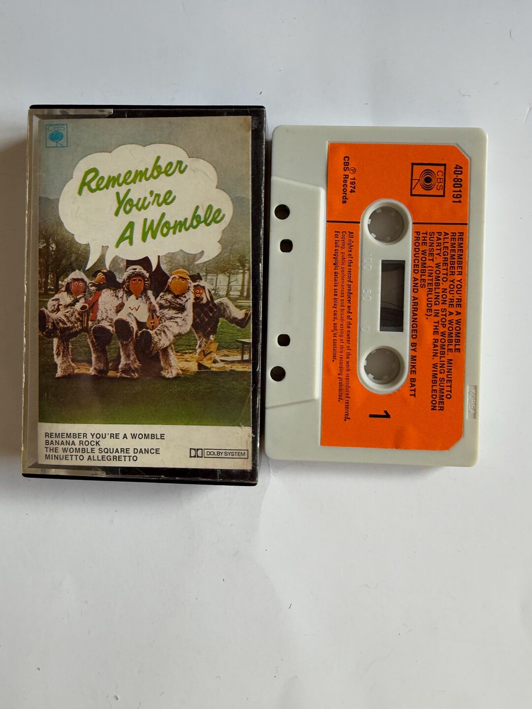 The Wombles Remember You’re A Womble Cassette Tape - Etsy