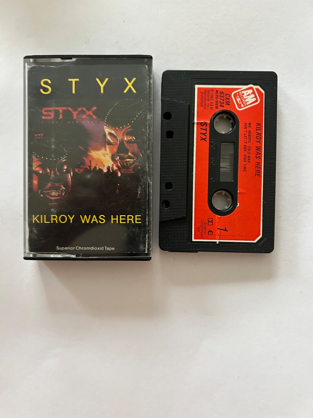 Styx Kilroy Was Here Cassette Tape - Etsy