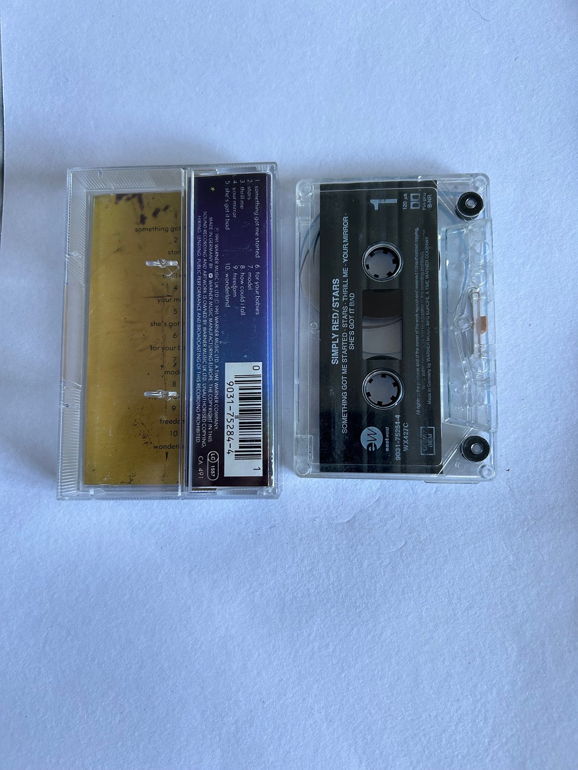 Simply Red Stars Cassette Tape - Etsy