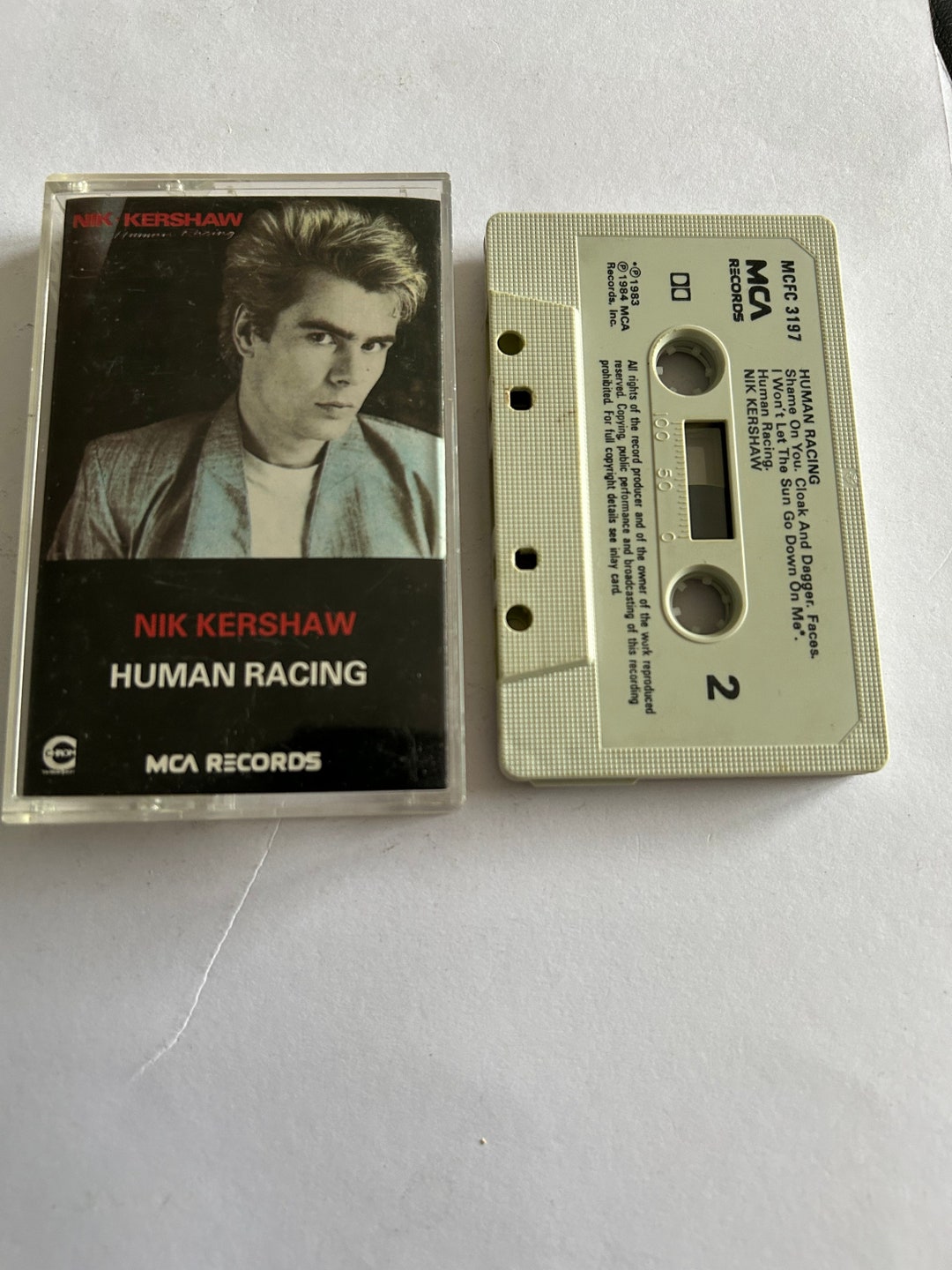 Nik Kershaw Human Racing Cassette Tape - Etsy