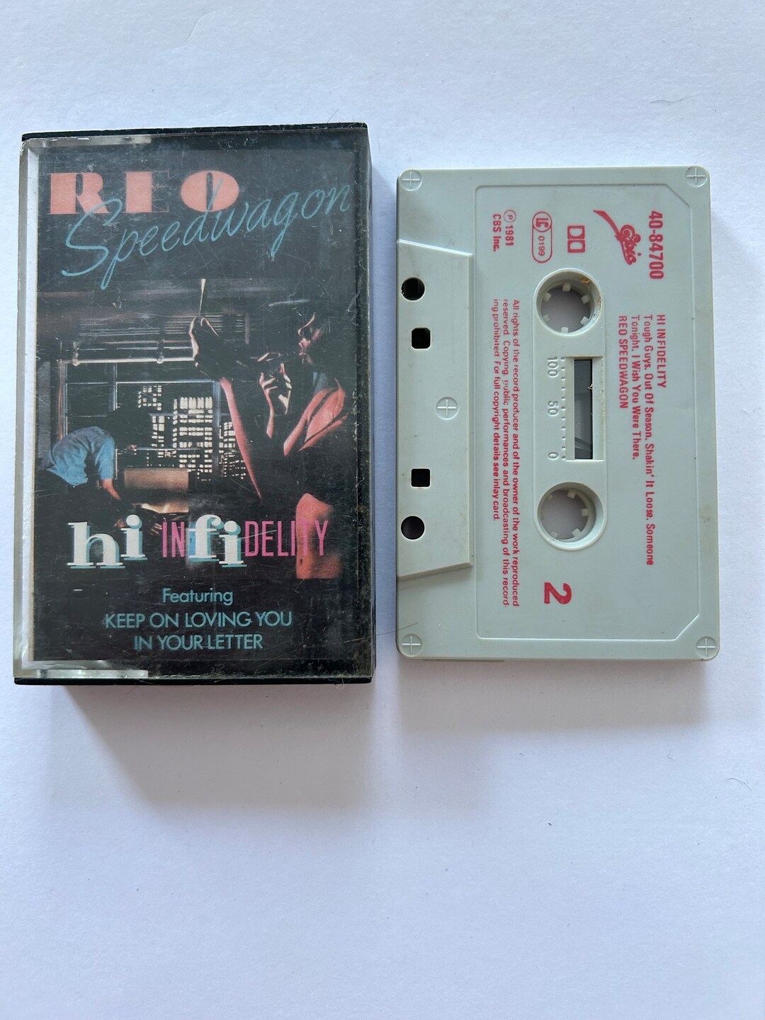 Reo Speedwagon Hi Infidelity Cassette Tape - Etsy