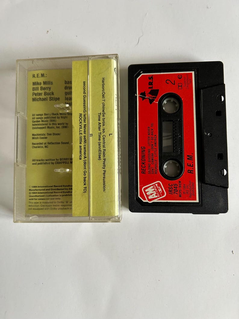 REM Rem Reckoning Cassette Tape - Etsy
