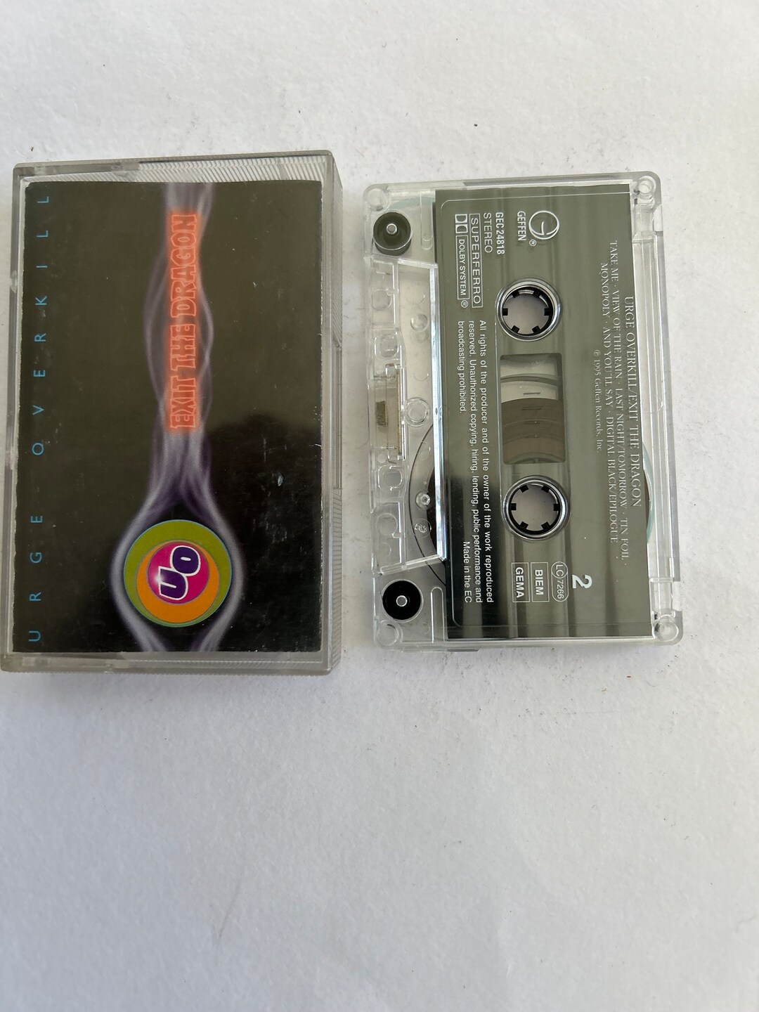 Urge Overkill Exit the Dragon Cassette Tape - Etsy