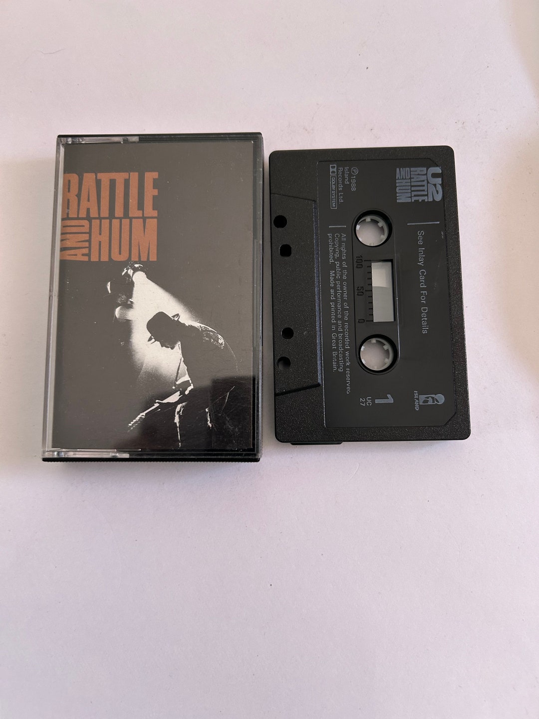 U2 Rattle and Hum Cassette Tape - Etsy