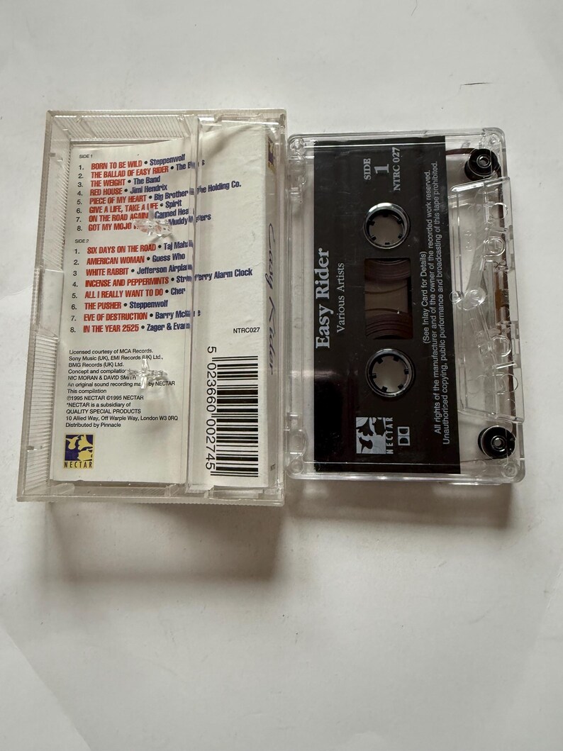 Easy Rider Various Artists Cassette Tape - Etsy