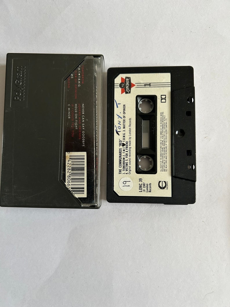 Communards Red Cassette Tape - Etsy
