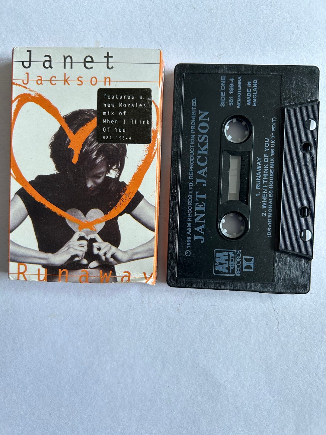 Janet Jackson Runaway Cassette Tape - Etsy