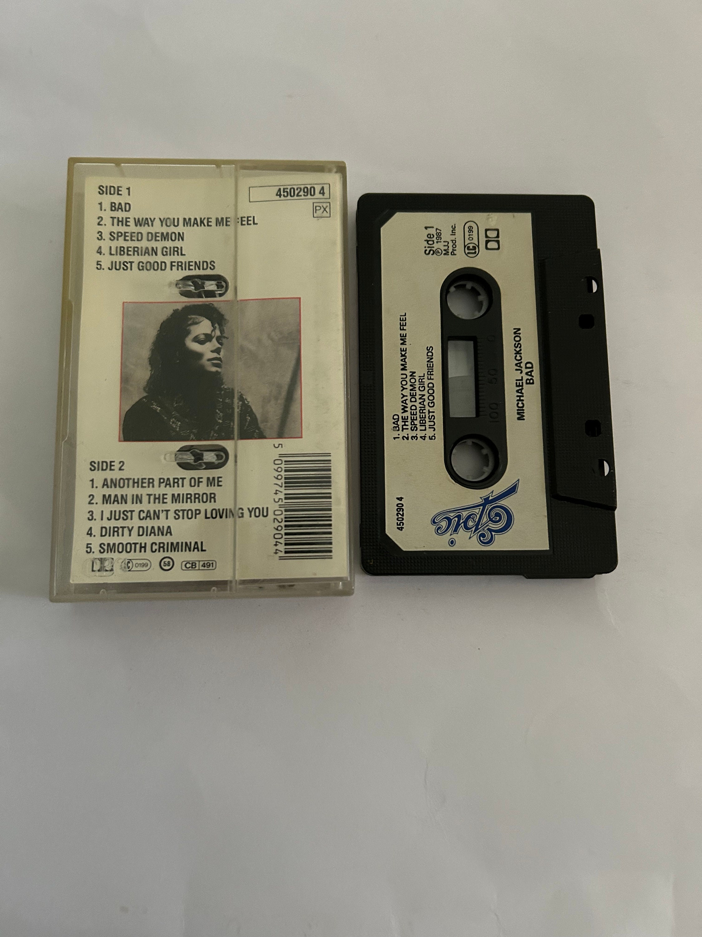 Michael Jackson BAD Cassette Tape - Etsy