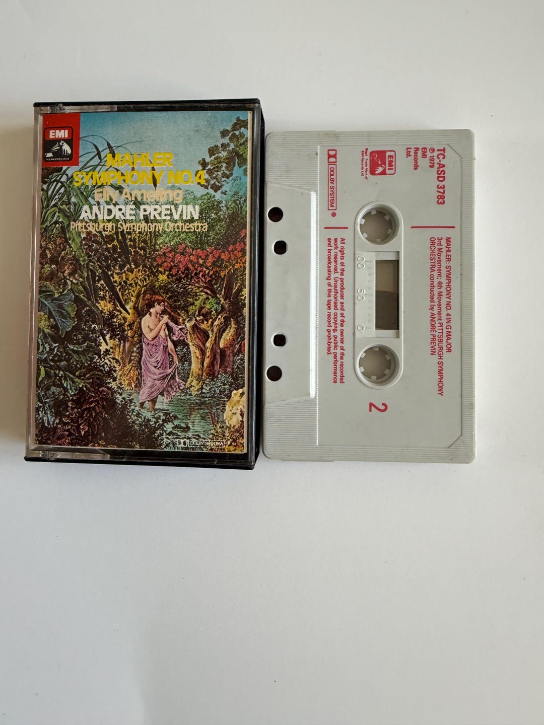 Mahler Symphony No 4 Elly Ameiing Andre Previn Pittsburgh Symphony ...