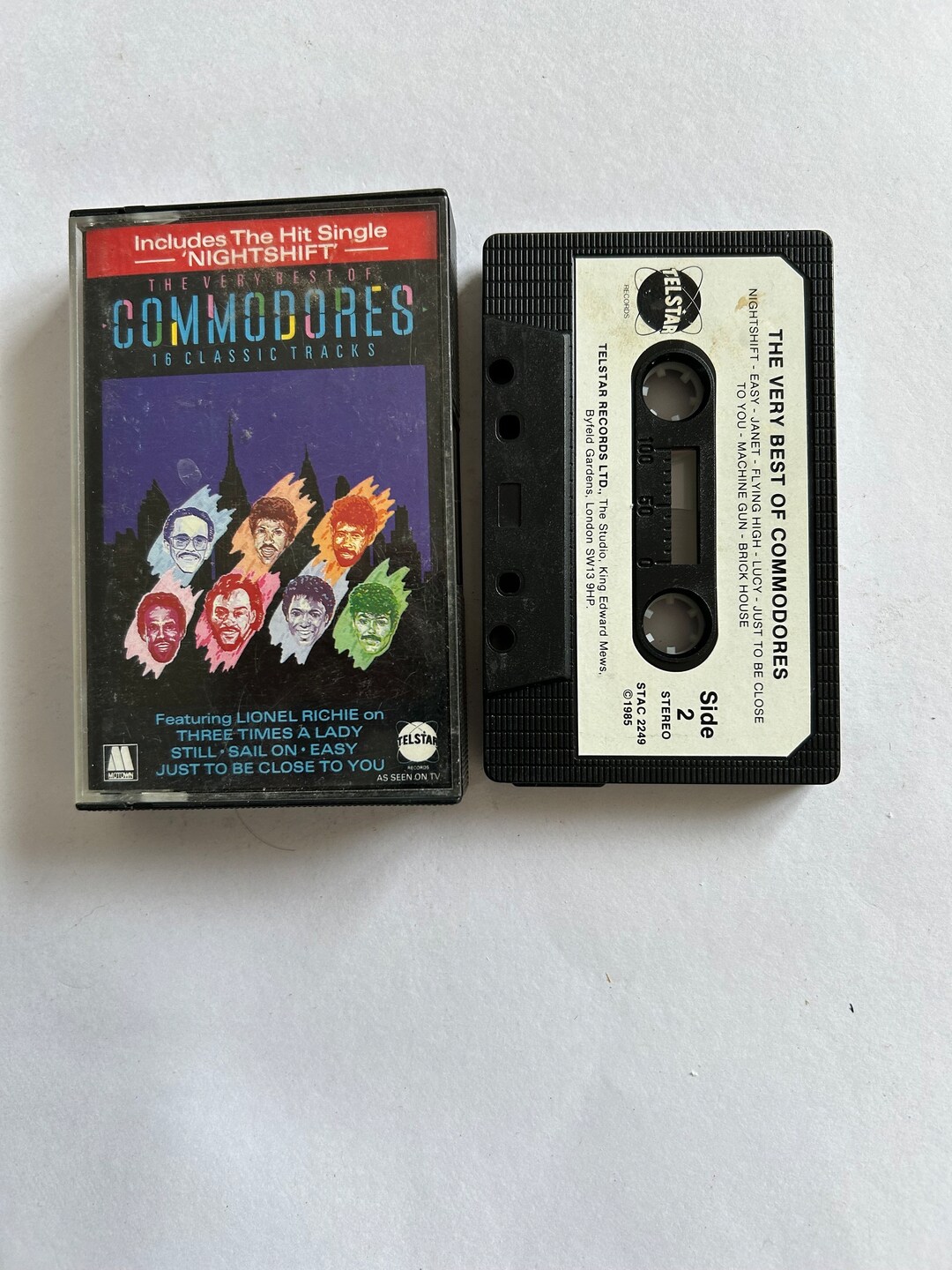 Commodores the Very Best of Cassette Tape - Etsy