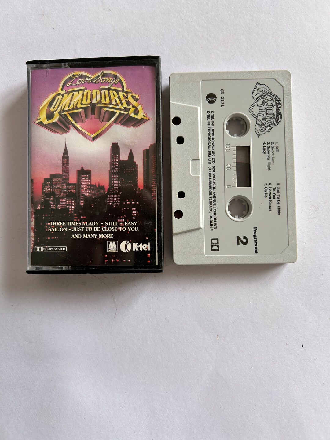Commodores Love Songs Cassette Tape - Etsy