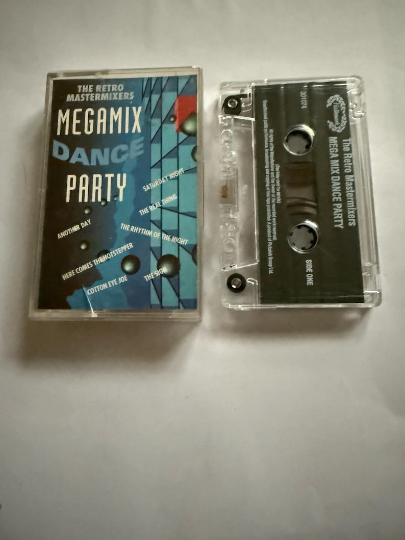 Megamix Dance Party the Retro Mastermixers Cassette Tape - Etsy