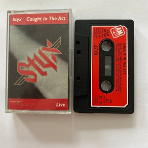 Styx Caught in the Act Live Cassette Tape - Etsy