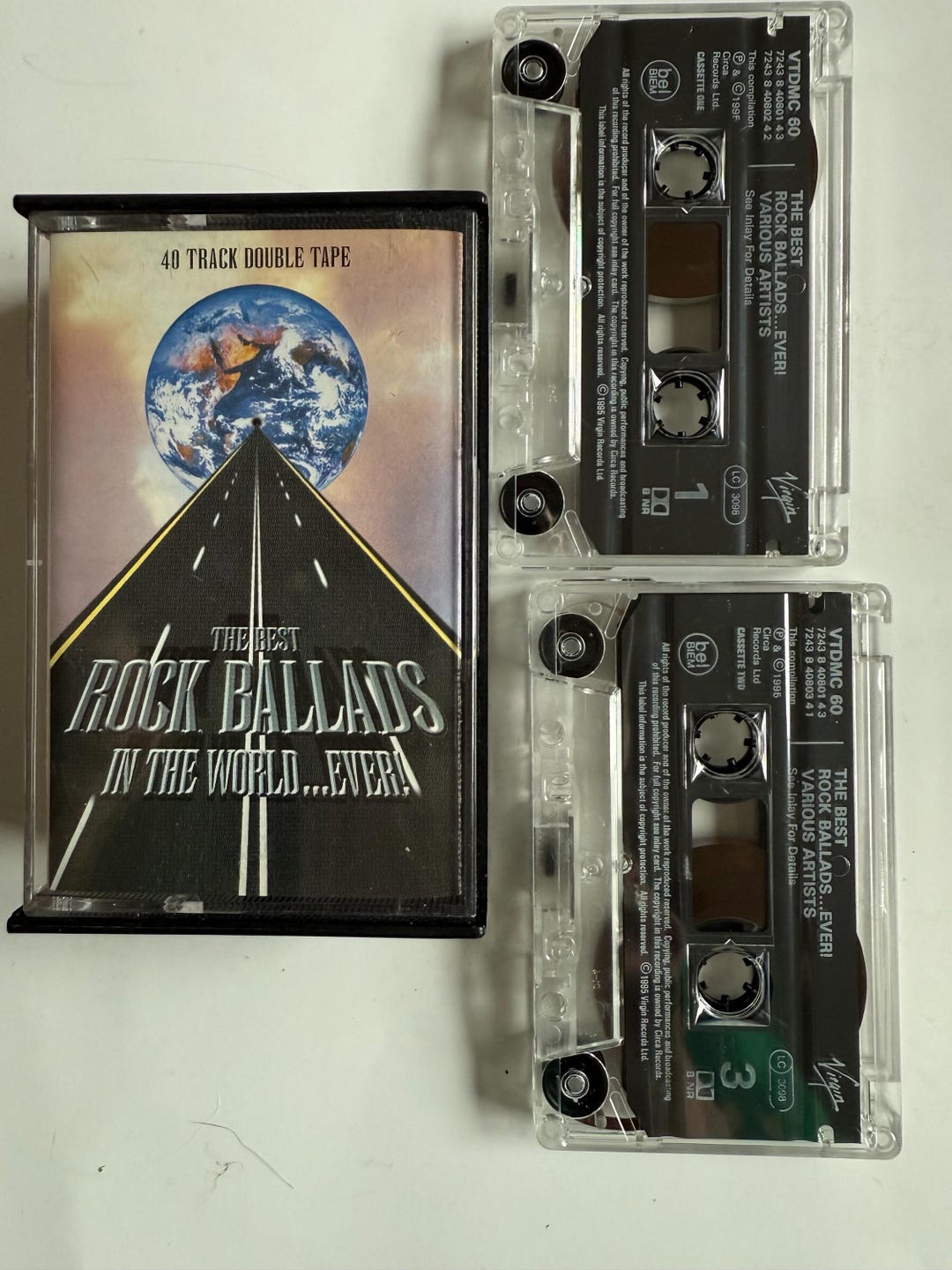 The Best Rock Ballads in the World Ever Various Artists Double Cassette ...
