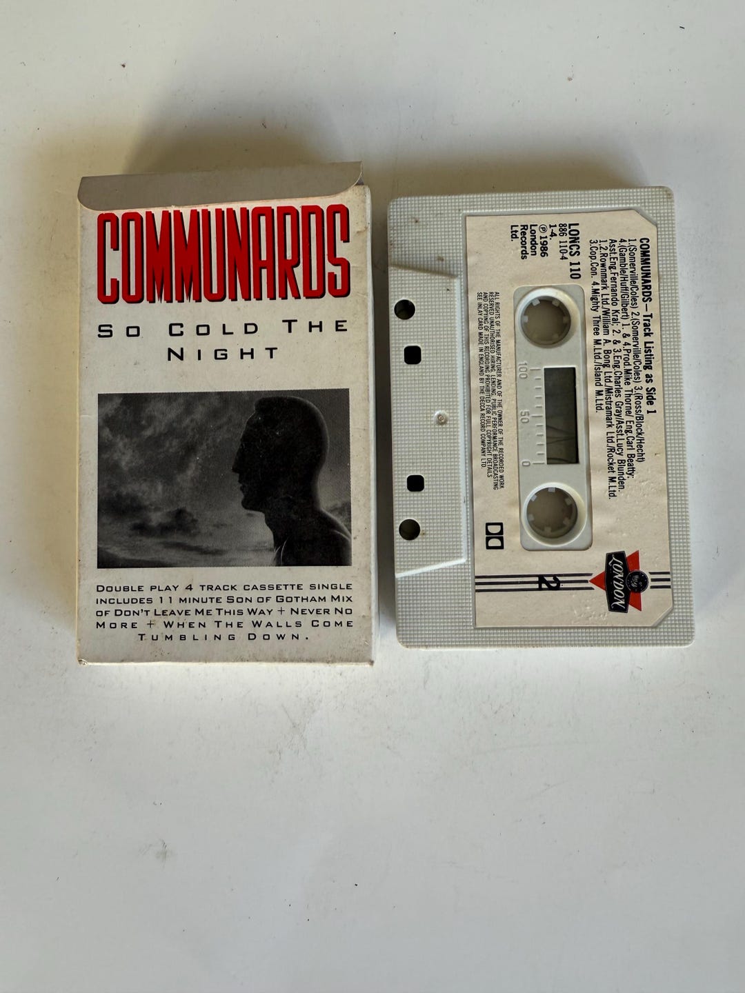 Communards so Cold the Night Cassette Tape - Etsy