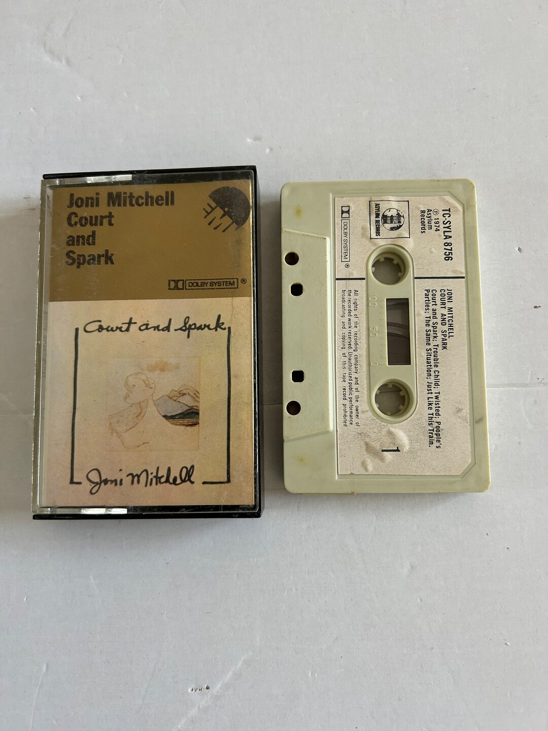 Joni Mitchell Court and Spark Cassette Tape - Etsy