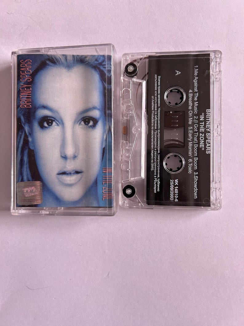 Britney Spears in the Zone Cassette Tape - Etsy