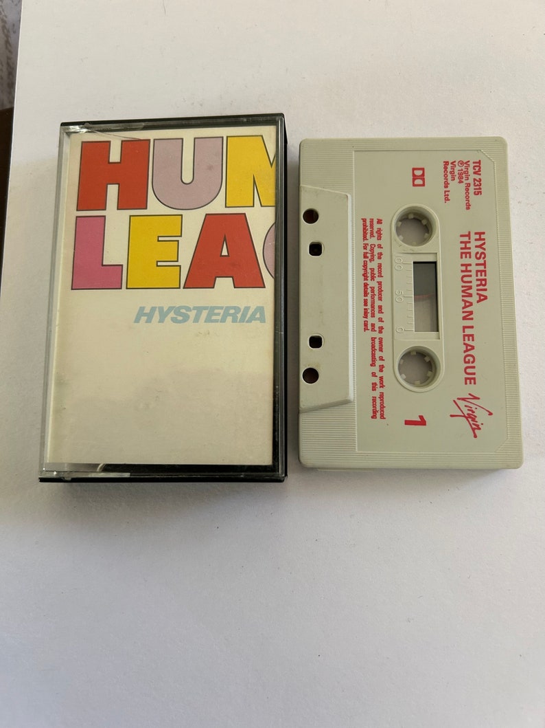 Human League Hysteria Cassette Tape - Etsy
