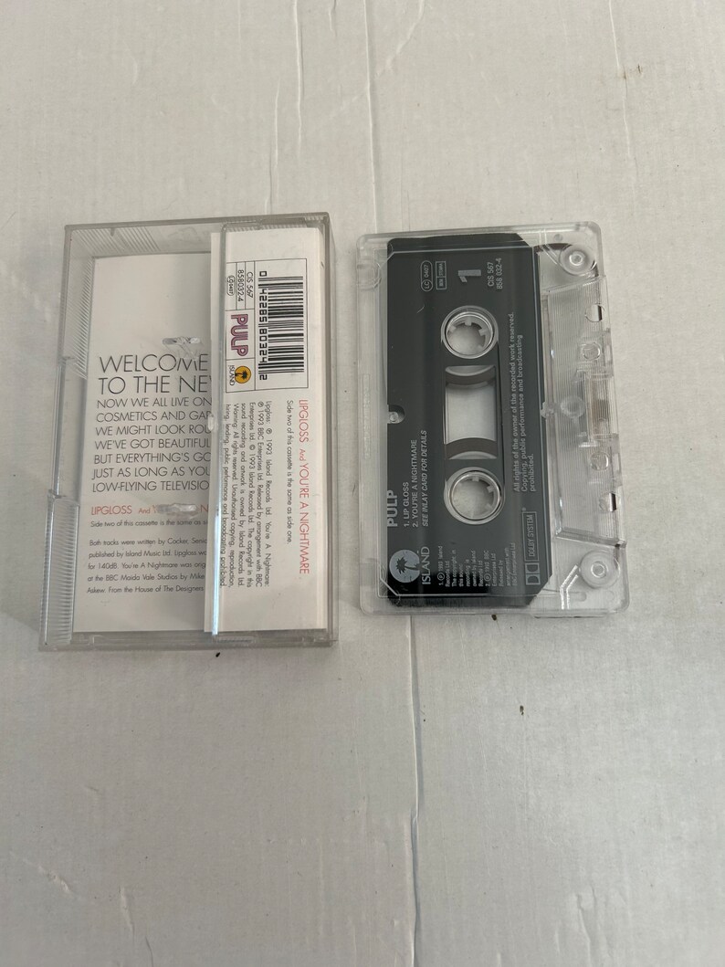 Pulp Lip Gloss Cassette Tape - Etsy