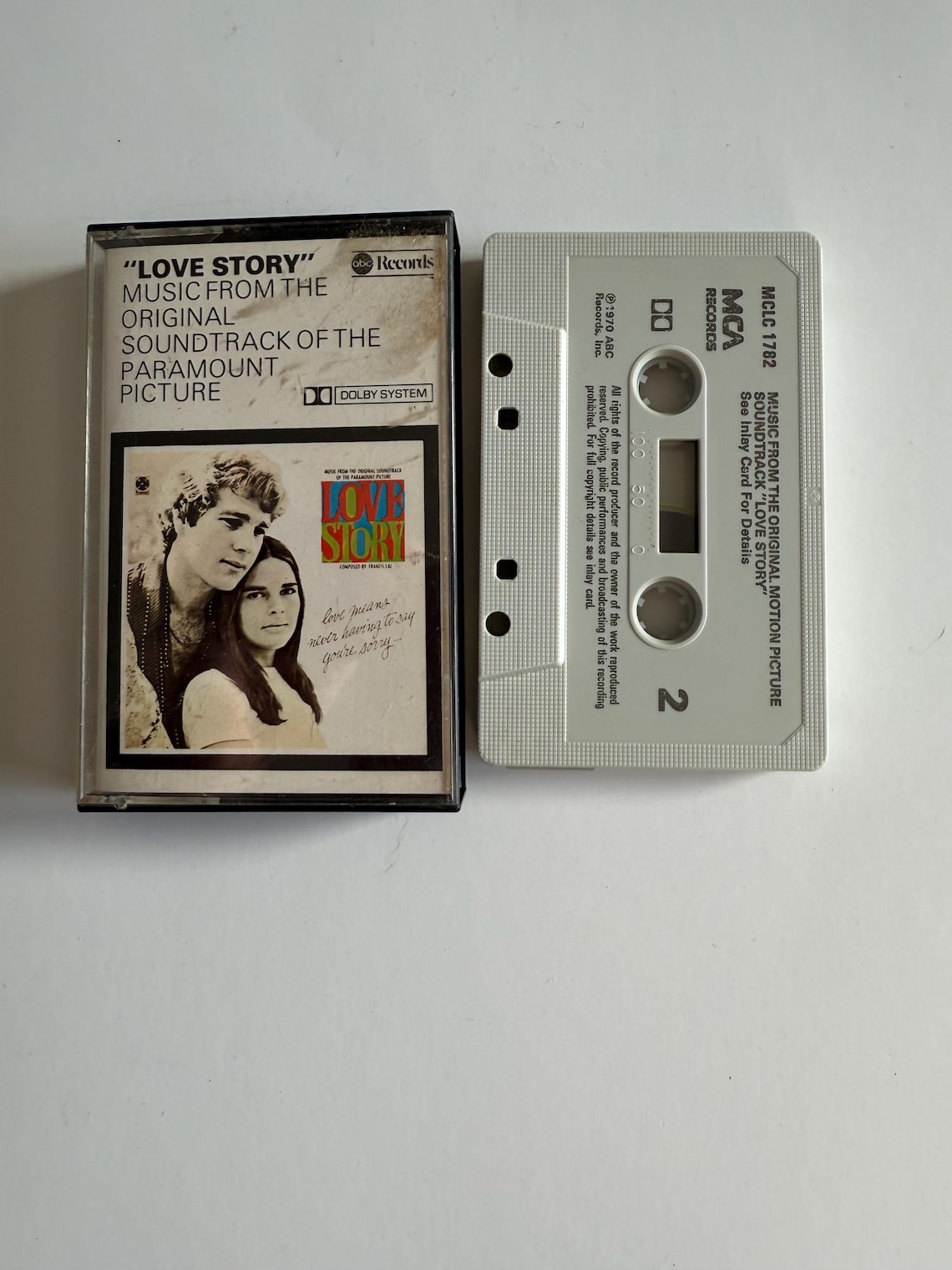 Love Story Soundtrack Cassette Tape - Etsy
