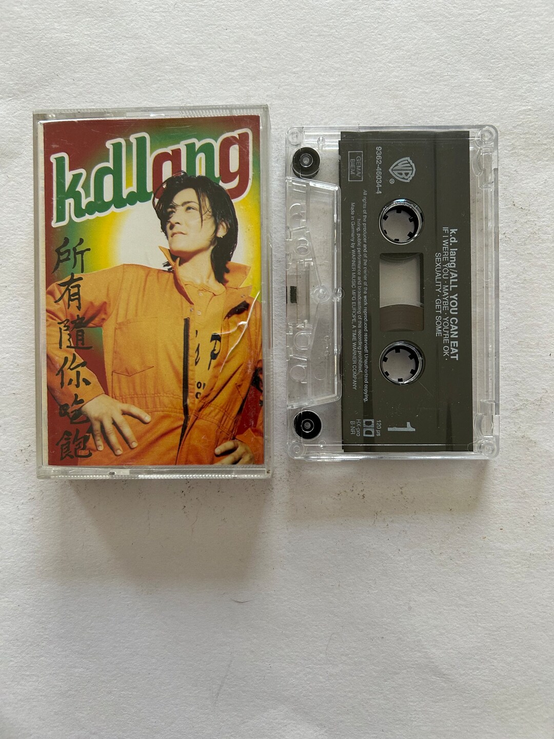 K.D Lang KD Lang All You Can Eat Cassette Tape - Etsy