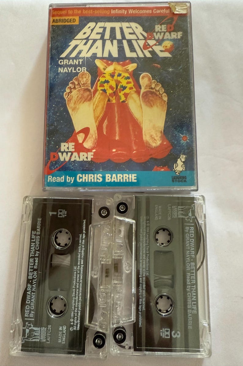 Red Dwarf Better Than Life Double Cassette Tape - Etsy