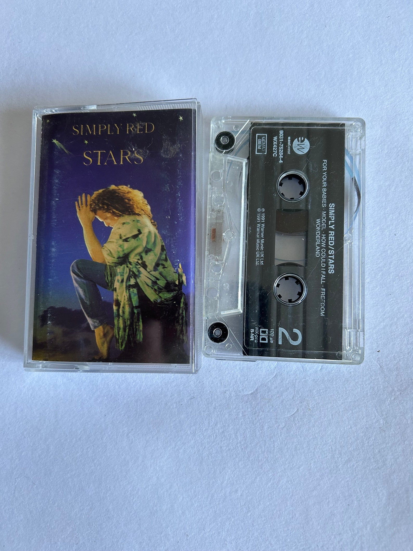 Simply Red Stars Cassette Tape - Etsy