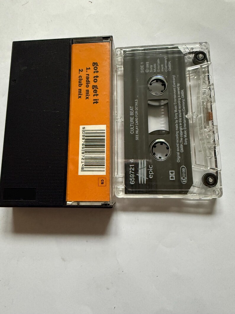 Culture Beat Got to Get It Cassette Tape - Etsy