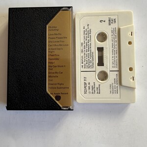 The Beatles 1962-1966 Cassette Tape - Etsy
