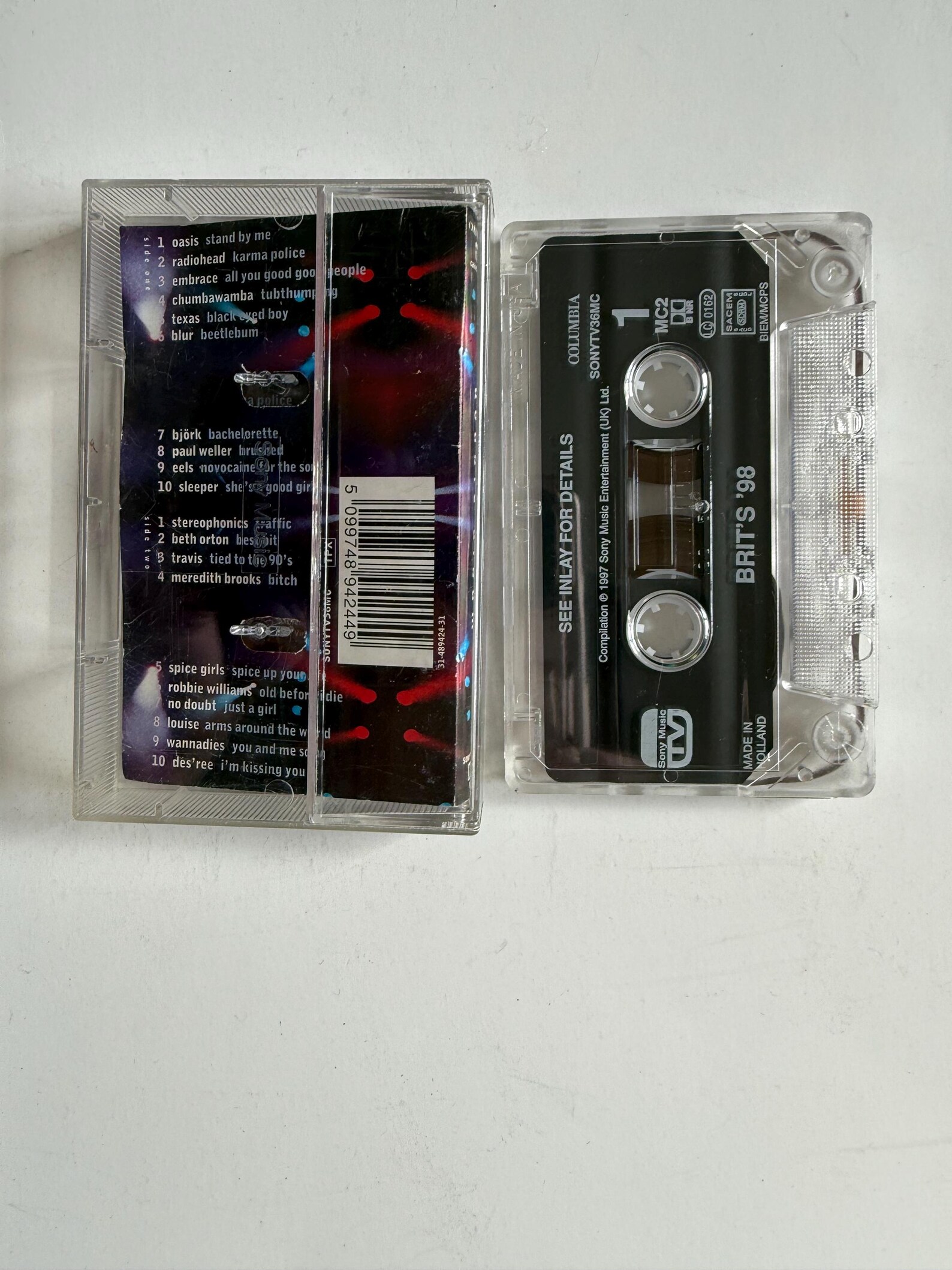 Brit Awards 98 Various Artists Cassette Tape - Etsy