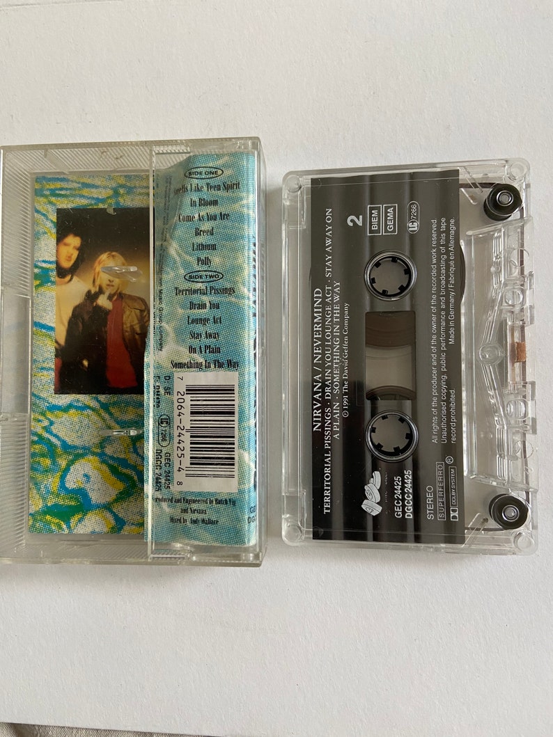 Nirvana Nevermind Cassette Tape - Etsy