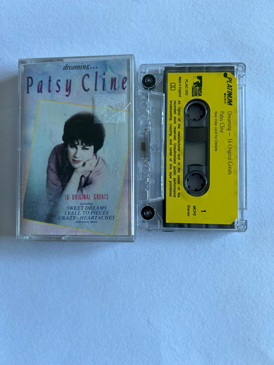 Patsy Cline Dreaming Cassette Tape - Etsy