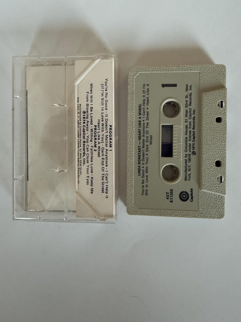Linda Ronstadt Heart Like A Wheel Cassette Tape - Etsy