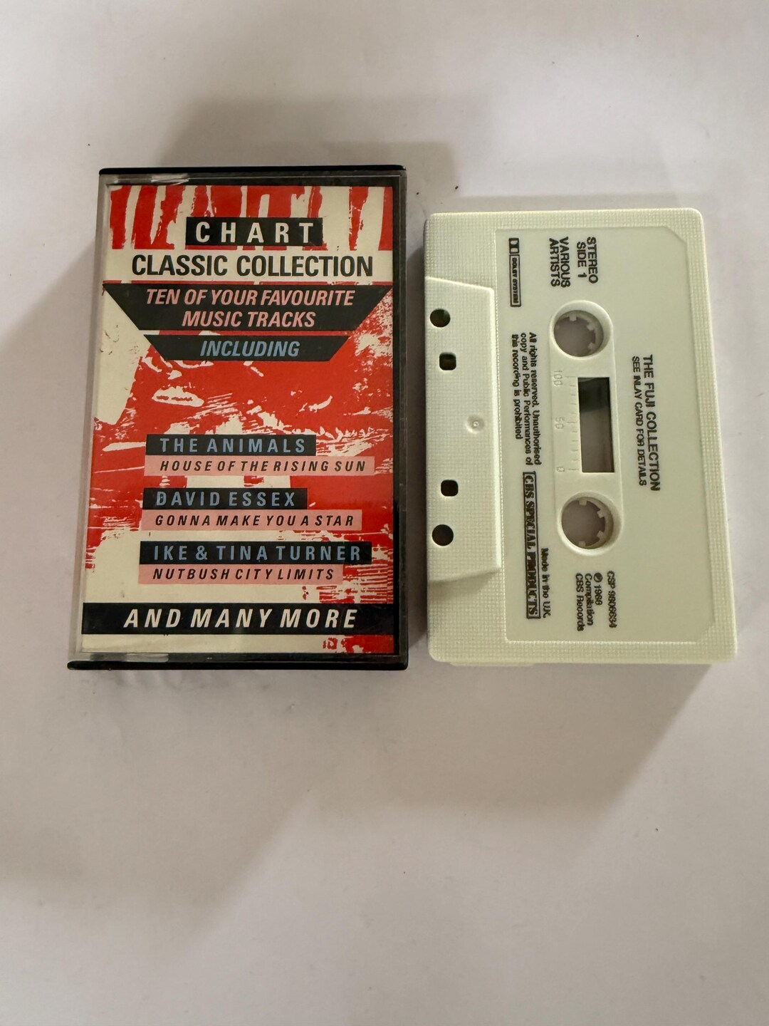 Chart Classic Collection Various Artists Cassette Tape - Etsy