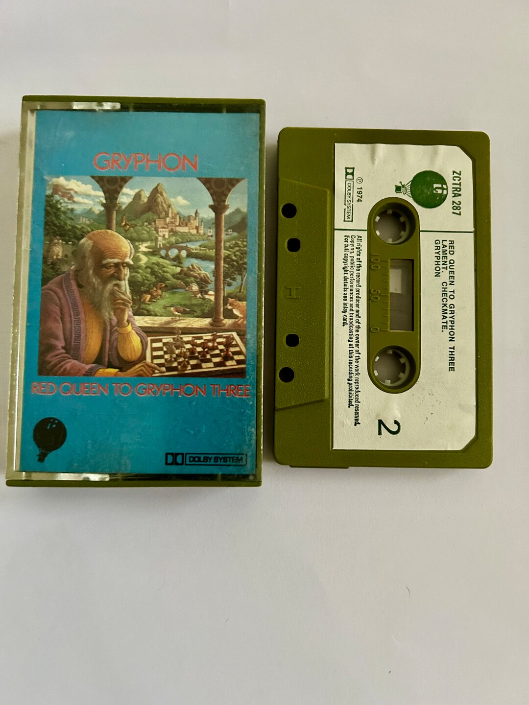 Gryphon Red Queen to Gryphon Three Cassette Tape - Etsy