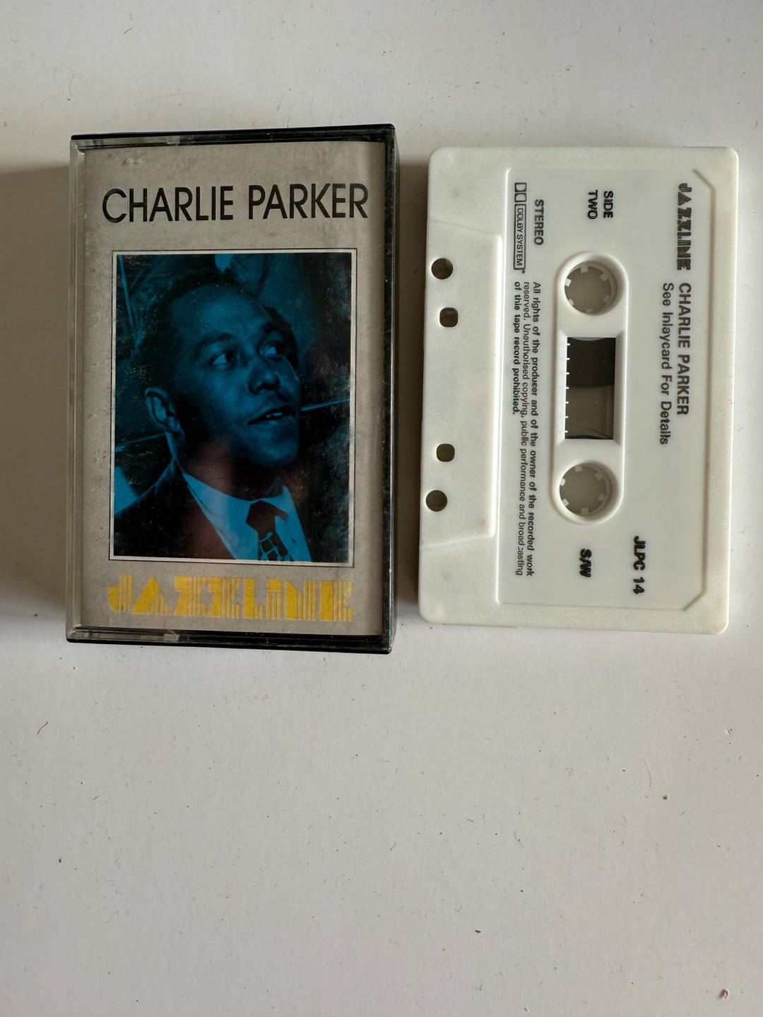 Charlie Parker Jazzline Cassette Tape - Etsy