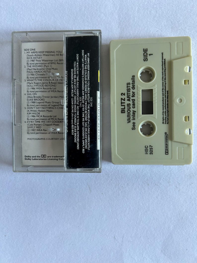 Blitz 2 Various Artists Cassette Tape - Etsy