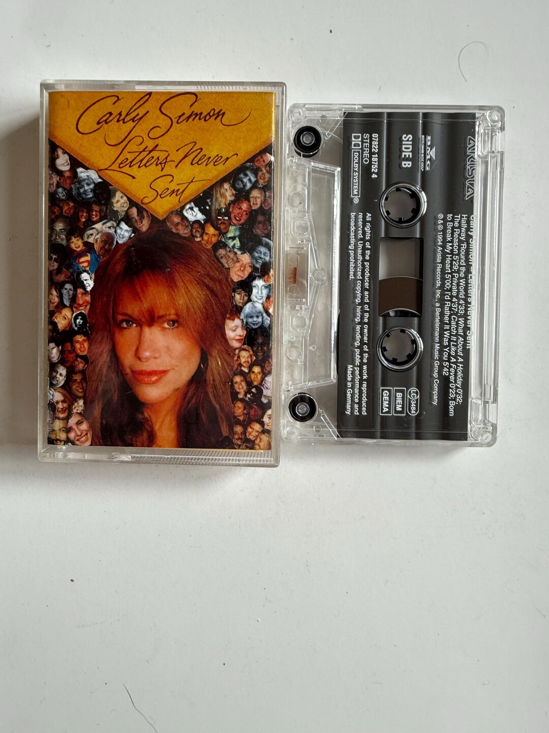 Carly Simon Letters Never Sent Cassette Tape - Etsy