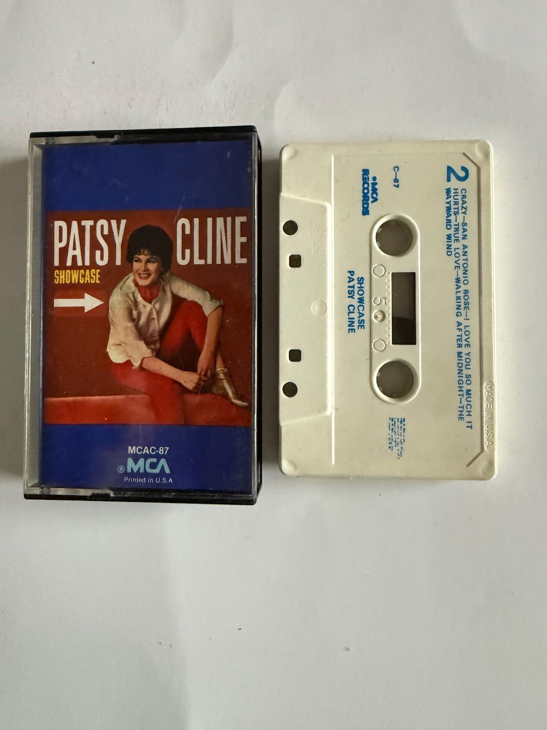 Patsy Cline Showcase Cassette Tape - Etsy