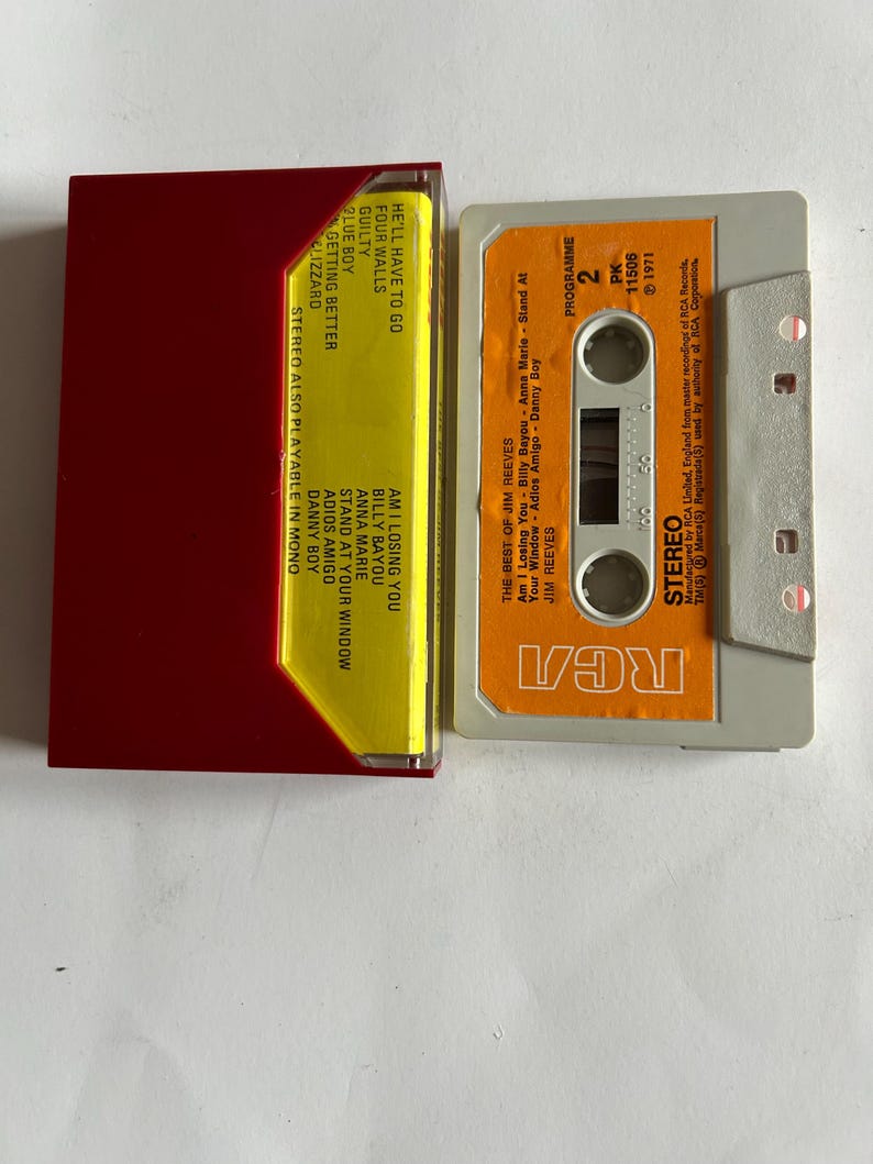 Jim Reeves the Best of Cassette Tape - Etsy