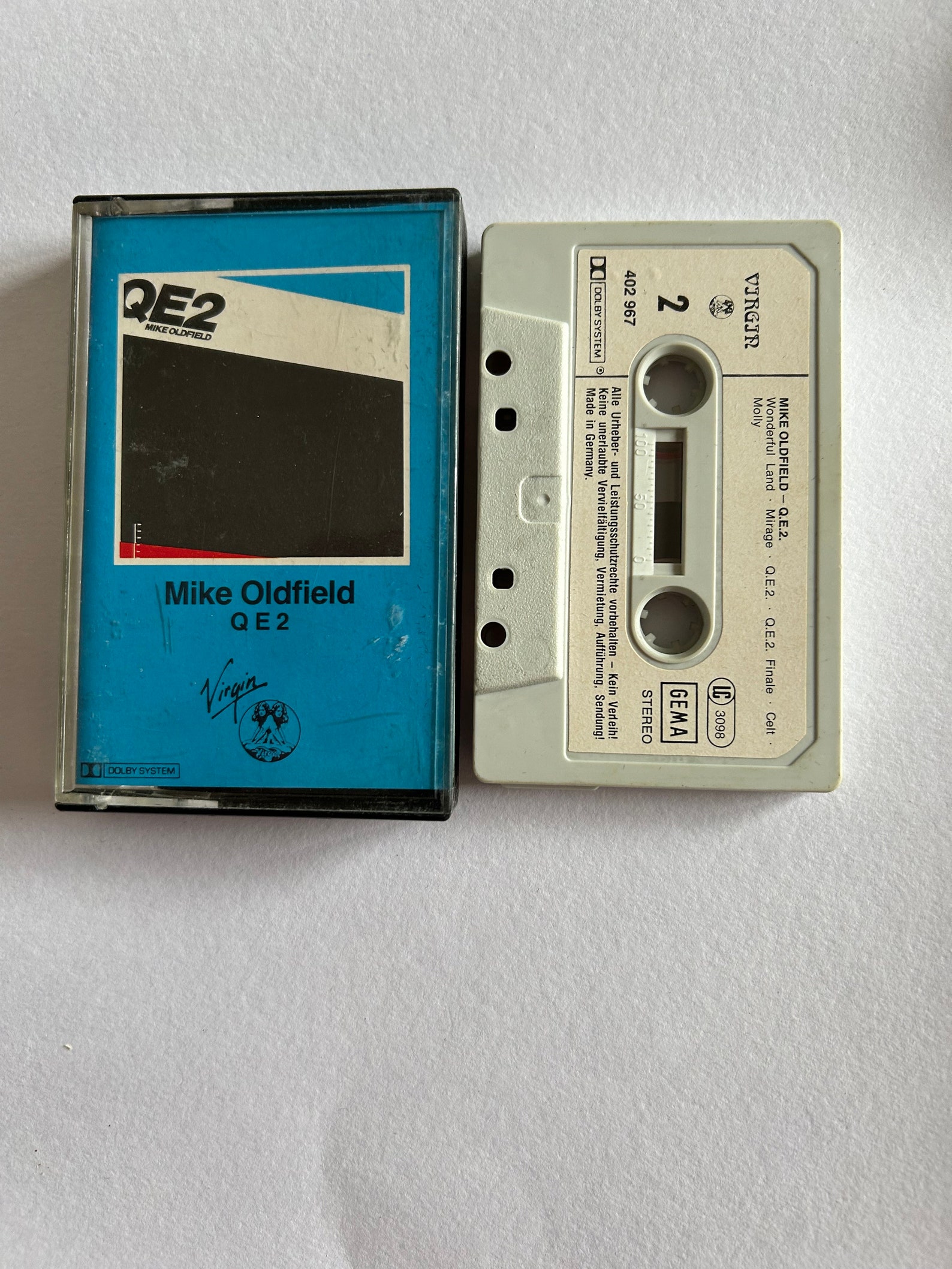 Mike Oldfield QE2 German Cassette Tape - Etsy