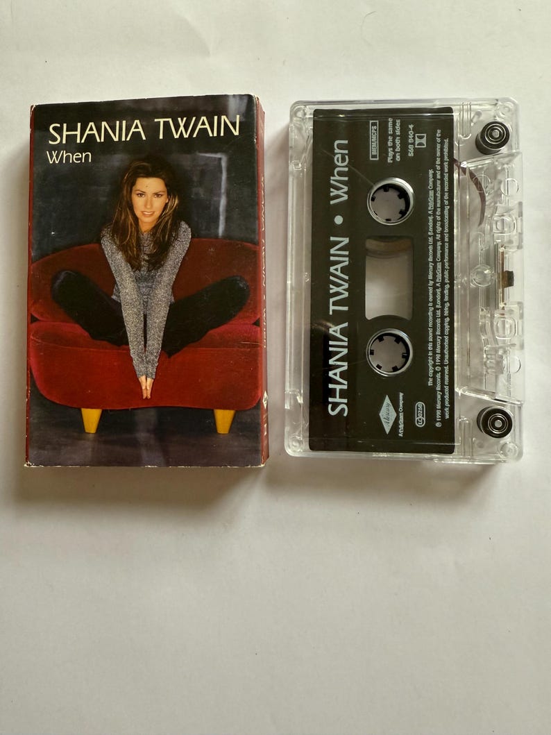 Shania Twain When Cassette Tape Etsy