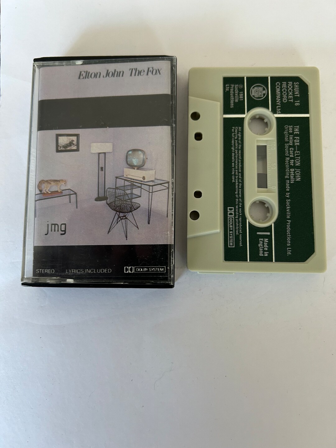 Elton John the Fox Cassette Tape - Etsy