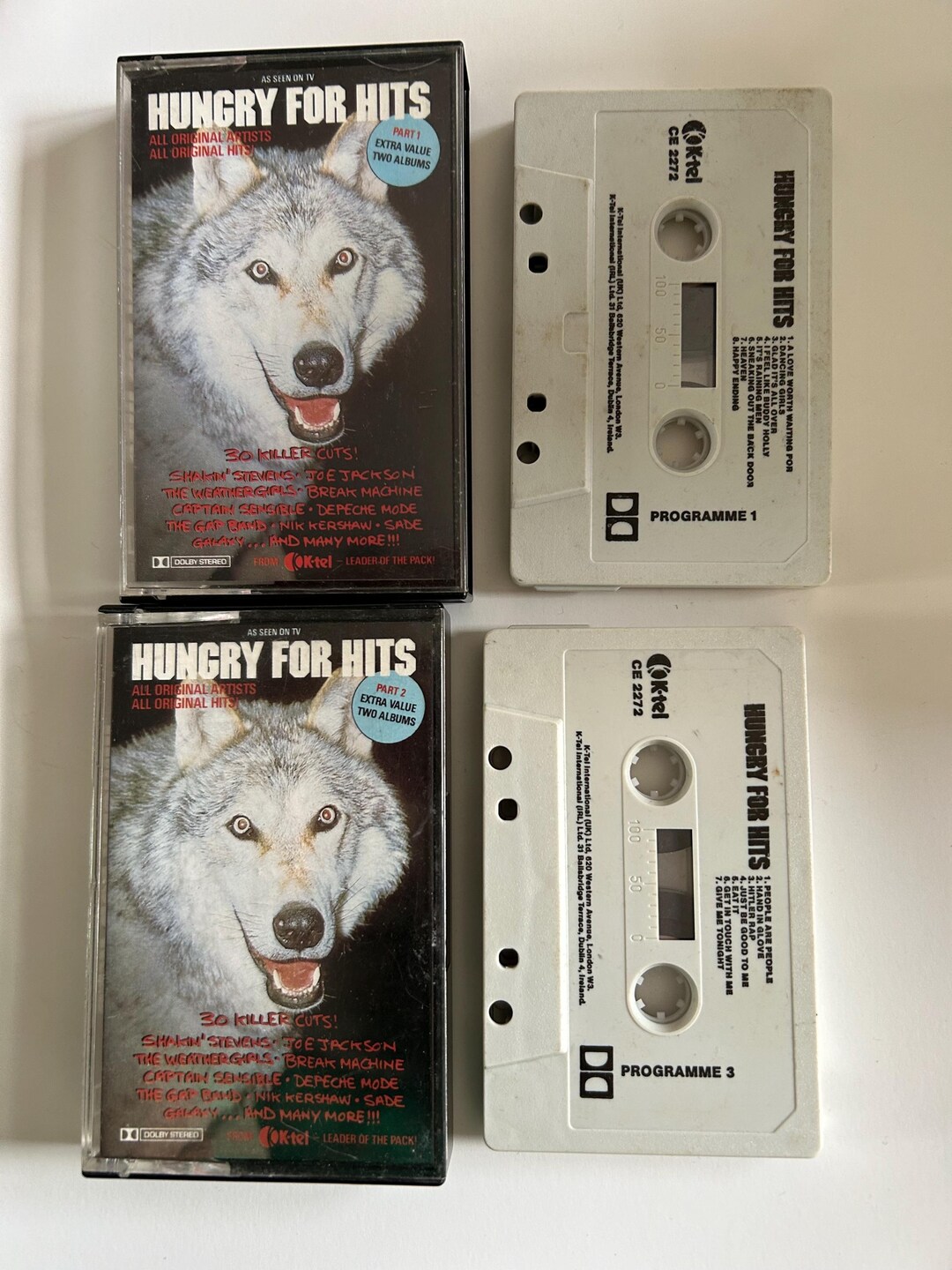Hungry for Hits Various Artists Double Cassette Tape - Etsy