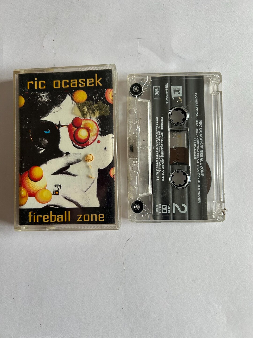 Ric Ocasek Fireball Zone Cassette Tape - Etsy