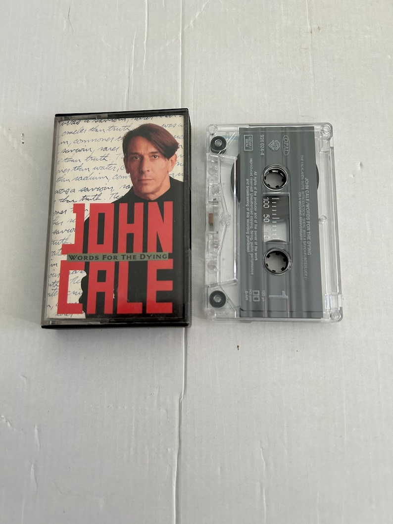 John Cale Words for the Dying Cassette Tape - Etsy