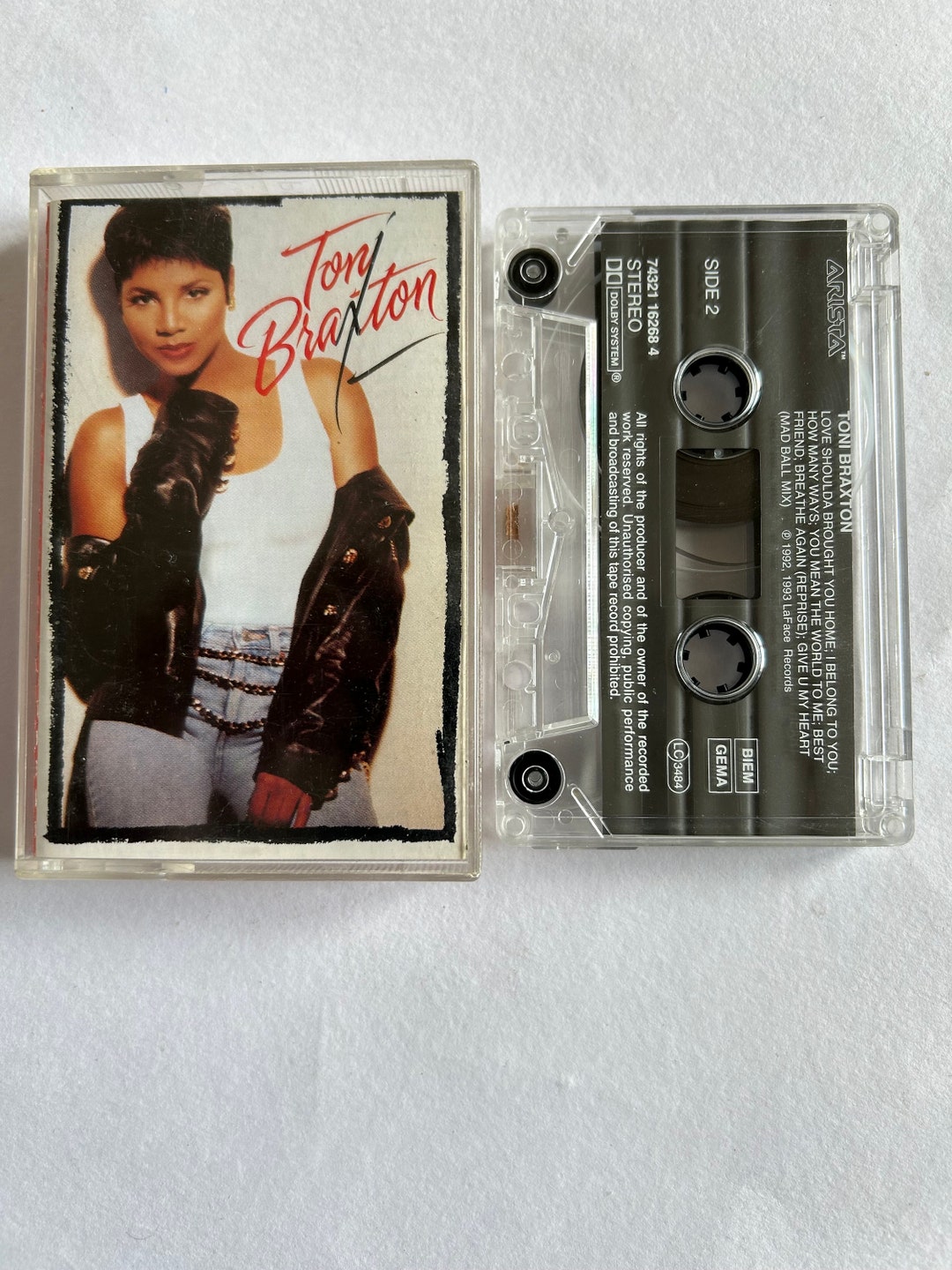 Toni Braxton Toni Braxton Cassette Tape - Etsy